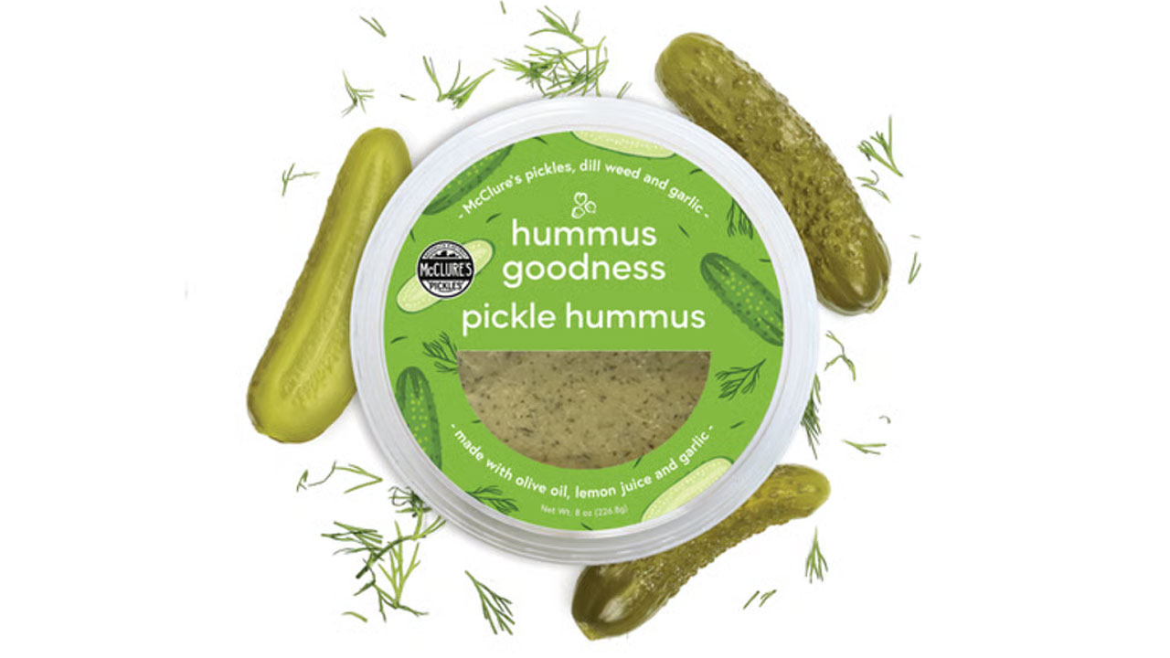 Hummus Goodness and McClure’s Pickles Team Up to Launch Pickle Hummus ...