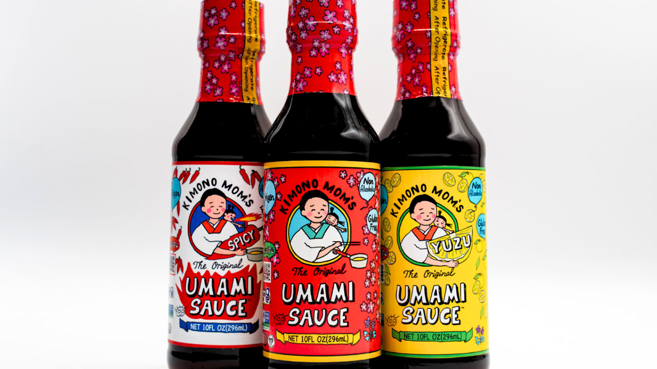San-J x Kimono Mom Release Spicy & Yuzu Umami Sauce - Perishable News