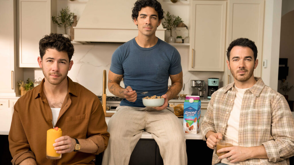 Jonas Brothers Agree Blue Diamond Almond Breeze is 'Really Good ...