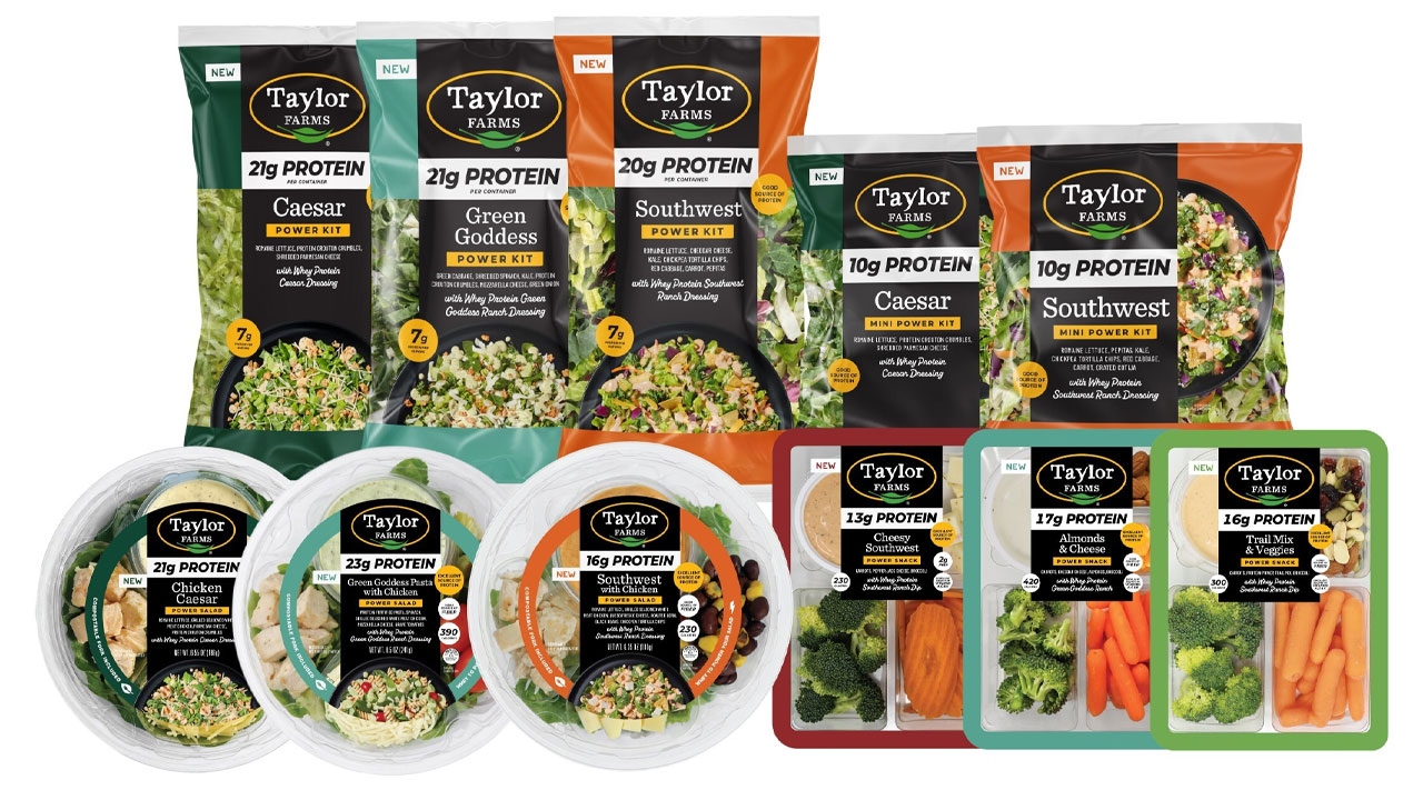 Taylor Farms Launches New Protein-Forward Product Line - Perishable News